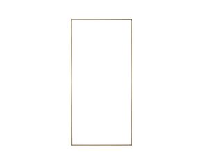 9010985092526 - Wandspiegel  Gold  Metall Glas Holzwerkstoff  rechteckig  100x200x25 cm  Reach Bsci  senkrecht und waagrecht montierbar