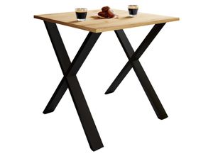4051814433429 - Premium Holz Esstisch H 76 x B 80 x T 80 cm Küchentisch Speisetisch Tisch Xona X