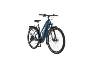 4008153042140 - FISCHER Viator 80I Trekkingrad (Laufradgröße 28 Zoll Rahmenhöhe 45 cm Damen-Rad 711 Wh Sattblau)