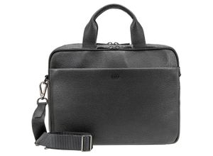 4053533569069 - Messenger Bag JOOP cardona pandion briefbag mhz Damen Gr B H T 40cm x 31cm x 10cm schwarz Leder gepflegt unifarben Taschen