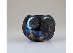 4056422292116 - Windlicht AM DESIGN aus Glas blau B8cm H6cm Glas Kerzenhalter 4er Set BxH 8x6 cm