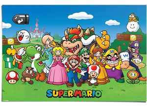 8714597382228 - Poster REINDERS Poster Super Mario Bilder Gr B H 915 cm x 61 cm Comic 1 St bunt (mehrfarbig) Poster