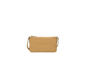 4059184155002 - Umhängetasche MARC OPOLO aus fein genarbtem Rindleder Damen Gr B H T 23cm x 12cm x 2cm salted caramel Leder unifarben Taschen