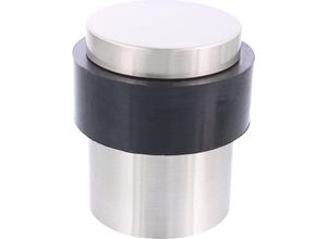 4001073378801 - Bodentürstopper Ø 35 mm VE 2 Stk Höhe 40 mm silber schwarz Wagner