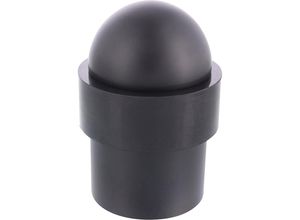 4001073098259 - Bodentürstopper Ø 35 mm VE 2 Stk Höhe 50 mm silber schwarz Wagner