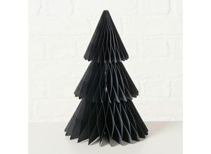 4066076552337 - Boltze Home Dekobaum  Schwarz  Papier  30 cm  Dekoration Weihnachtsdekoration