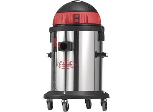 4250128200073 - Naß- Trockensauger Edelstahlbehälter 50 l 35 m Saugschlauch 40 mm Durchm Universal-Schrägrohrdüse Motor 230V 2x1200 w 7000 l min