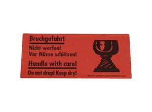 4251924718618 - Warnetiketten Aufdruck Bruchgefahr! VE 1000 Stk LxB 145 x 70 mm ab 10 VE ratioform