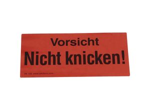 4251924718656 - Warnetiketten Aufdruck Nicht knicken! VE 1000 Stk LxB 145 x 70 mm ab 10 VE ratioform