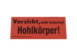 4251924718663 - Warnetiketten Aufdruck Hohlkörper VE 1000 Stk LxB 145 x 70 mm ab 10 VE ratioform