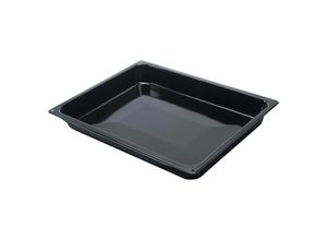 3838942525179 - Backblech  Schwarz  Metall  456x54x36 cm  ungelocht  Backen Backformen Backbleche