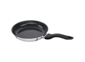 4009839697234 - Henckels by Zwilling Bratpfanne Stream Ceramic  Schwarz  Silber  Metall  rund  ergonomischer Griff  Kochen Pfannen Bratpfannen