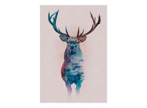4055065152672 - Bild KOMAR Animals Forest Deer bunt (farbe bild(er) bunt) B40cm H50cm Papier Holz Bilder Wandbild zur Dekoration - ohne Rahmen