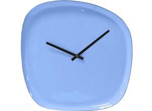4251820319667 - Wanduhr MIRRORS AND MORE TOMO blau Wanduhren Organische Form