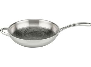 4006925353319 - Wok Relief Evolution Wokpfanne edelstahl B315cm H85cm L555cm Ø30cm Pfannen