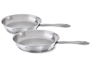 4009209424965 - Pfannen-Set FISSLER Catania silberfarben Ø28cm Pfannen Backofen- und Spülmaschinengeeignet Inuktion
