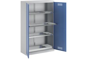 4061753036124 - eurokraft pro Umweltschrank 3 ausziehbare Wannenböden Breite 1200 mm