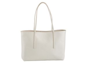 8721187253585 - Henkeltasche CALVIN KLEIN AOP TOTE W  POUCH ON STRAP Damen Gr B H T 39cm x 275cm x 125cm lily weiß aop Polyester bedruckt Taschen Umhängetasche Schultertasche Set mit Monogramm-Print