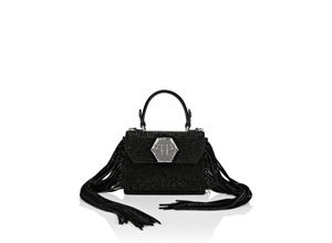 4062698773419 - Handtasche PHILIPP PLEIN Superheroine Mit Schmucksteinen Kinder 02 schwarz Taschen