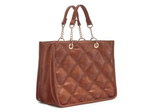 4069745130713 - Handtasche VIVANCE Henkeltasche Damen Gr B H T 32cm x 25cm x 11cm camelfarben Lederimitat unifarben Taschen