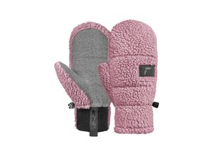4060485605554 - Fäustlinge REUSCH Bob Mitten Damen Gr 6 pink grau 95% Polyester 3% Polyacryl 2% Polyurethan unifarben Handschuhe mit winddichter atmungsaktiver Funktion