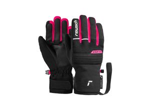 4060485596418 - Skihandschuhe REUSCH Benji R-TEX XT Junior Kinder Gr 45 schwarz pink 92% Polyester 6% Polyurethan 2% Elasthan unifarben Handschuhe mit wasserdichter atmungsaktiver Funktion