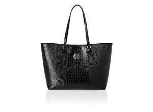 4064124918111 - Shopper PHILIPP PLEIN Skull Mit Schmucksteinen Kinder 02 schwarz Taschen