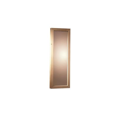 Karibu Fenster 40 mm (42 cm breit und 12 2 cm lang) bronziert 420*122*40mm