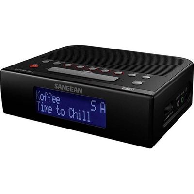 Sangean Radiowecker DCR 89+, Bluetooth Lautsprecher, Schwarz