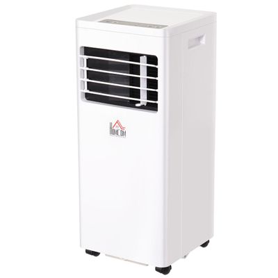 HOMCOM Mobile Klimaanlage, 7000BTU 3-in-1 Klimagerät – Kühlen, Entfeuchtung und Ventilation – Luften