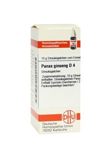 DHU-Arzneimittel Panax Ginseng D 4 Globuli 10 g