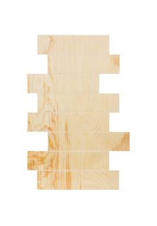 buttinette Holz-Schild, versetzt, 60 x 40 cm