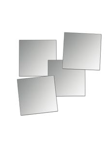 buttinette Spiegel-Mosaik, 5 x 5 cm, 4 Stück