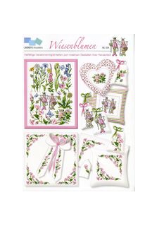 buttinette Stickvorlage "Wiesenblumen"