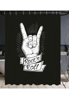 Sanilo Duschvorhang Rock ’n’ Roll 180 x 200 cm
