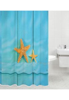 Sanilo Duschvorhang Starfish 180 x 180 cm