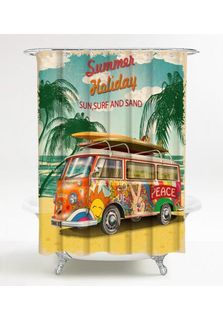 Sanilo Duschvorhang Summer Bus 180 x 200 cm