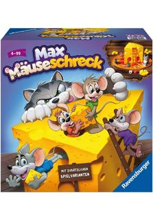 Ravensburger Spiel, Aktionsspiel Max Mäuseschreck, FSC® - schützt Wald - weltweit; Made in Germany, bunt