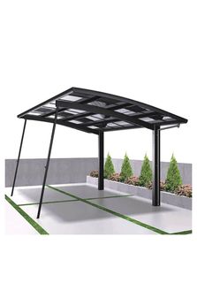 XIMAX Aluminium Carport Stützstange Schwarz günstig