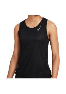 Nike - Women's Dri-Fit Race Running Singlet - Tank Top Gr M schwarz/beige