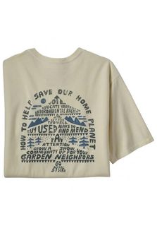 Patagonia - How To Save Responsibili-Tee - T-Shirt Gr L grau
