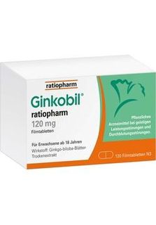 Ginkobil ratiopharm 120 mg Filmtabletten 120 St