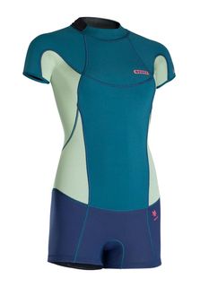 ION Neoprenanzug FL Muse Shorty Backzip SS 2,5 lemongrass/blue 2017