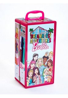 klein Puppenkleiderschrank Barbie Schrankkoffer, bunt
