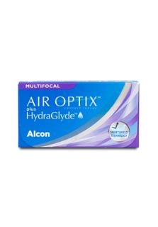 Alcon AIR OPTIX plus HydraGlyde Multifocal (3er Packung) Monatslinsen (6 dpt, Addition High (2,25 - 3,00) & BC 8.6)