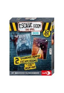 Noris Escape Room: Duo Horror, Partyspiel Spieleranzahl: 2 - 3 Spieler Spieldauer: 1 Stunde Altersangabe: ab 16 Jahren Serie: Escape Room