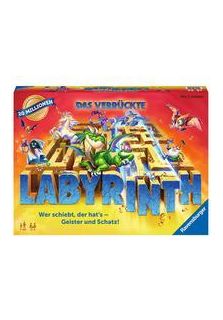 Ravensburger Das verrückte Labyrinth - neue Auflage, Brettspiel Spieleranzahl: 2 - 4 Spieler Spieldauer: 30 Minuten Altersangabe: ab 7 Jahren Serie: Das verrückte Labyrinth