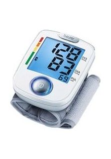 Beurer BC44, Blutdruckmessgerät weiß Produkttyp: Blutdruckmessgerät Messort: Handgelenk Messmethode: Vollautomatische Messung Arrhythmieerkennung: Ja