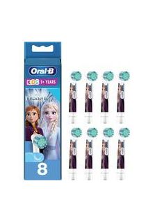 Braun Oral-B Kids Frozen 8er, Aufsteckbürste weiß Packungsinhalt: 8 Stück Kompatibel zu: Elektrische Zahnbürsten von Oral-B, ausgenommen Pulsonic, Sonic und iO Bürstenkopf: Rund Borsten: Extraweich