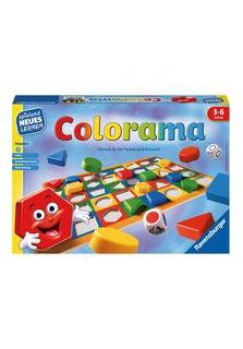 Ravensburger Colorama, Brettspiel Spieleranzahl: 1 - 6 Spieler Spieldauer: 15 Minuten Altersangabe: von 36 Monaten bis 6 Jahren Serie: Spielend Neues Lernen